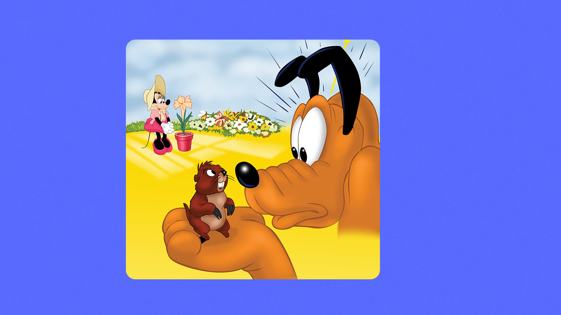 Pluto And The Gopher Disney