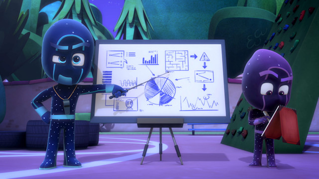 Nonton PJ Masks Season 5 Episode 18 - Night Ninja's School of ...