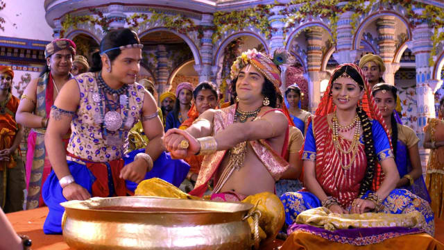 RadhaKrishn - Watch Episode 215 - Krishna Competes with Radha on ...