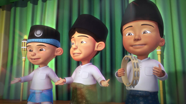 Nonton Upin Ipin Season 12 Episode 7 Syawal Sparkle Part 1 Di