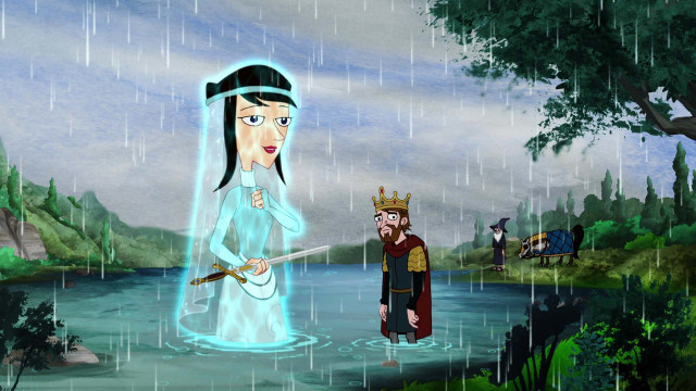 Nonton Phineas and Ferb Season 3 Episode 16 - Excaliferb di Disney+ Hotstar