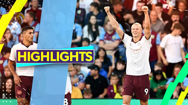 Football: GW 1: Burnley 0-3 Manchester City