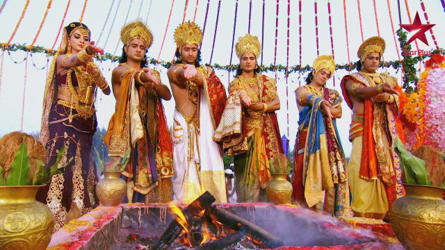 Draupadi marries the five Pandavas - Hotstar