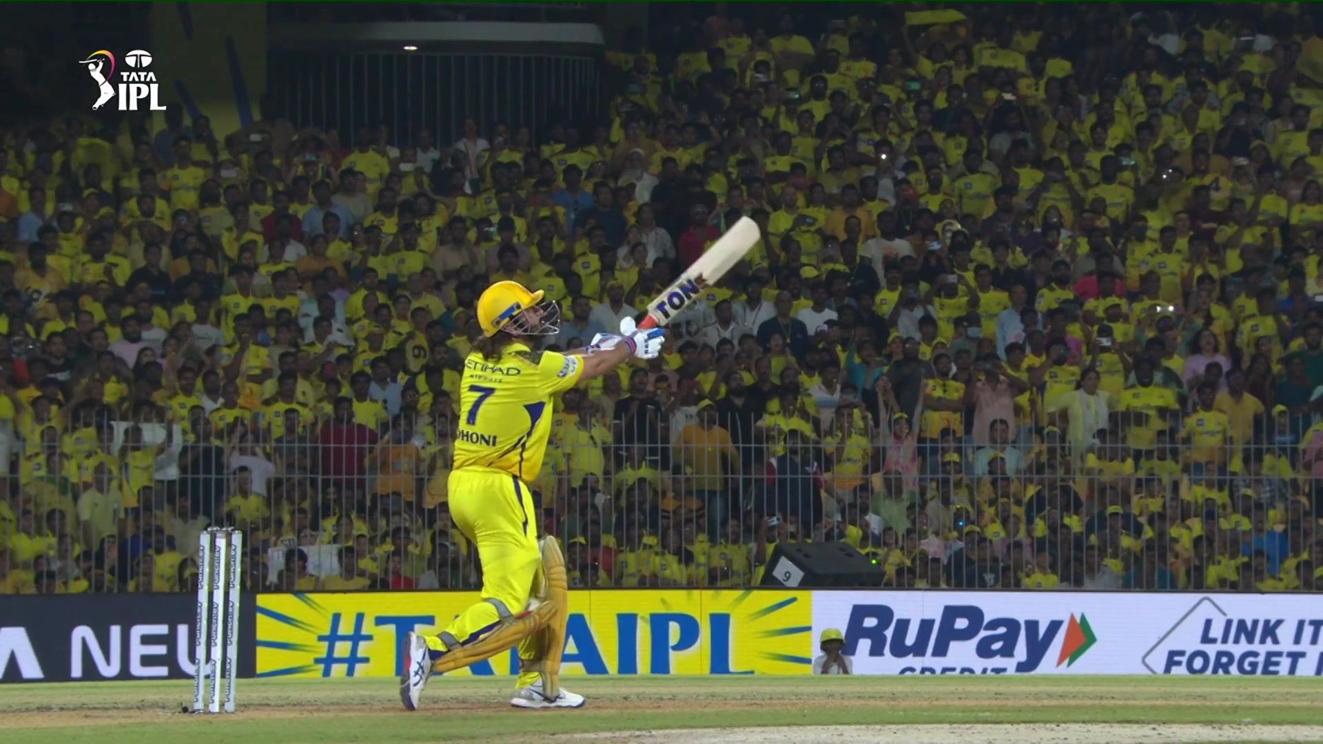 Dhoni Takes CSK To Fighting Total
