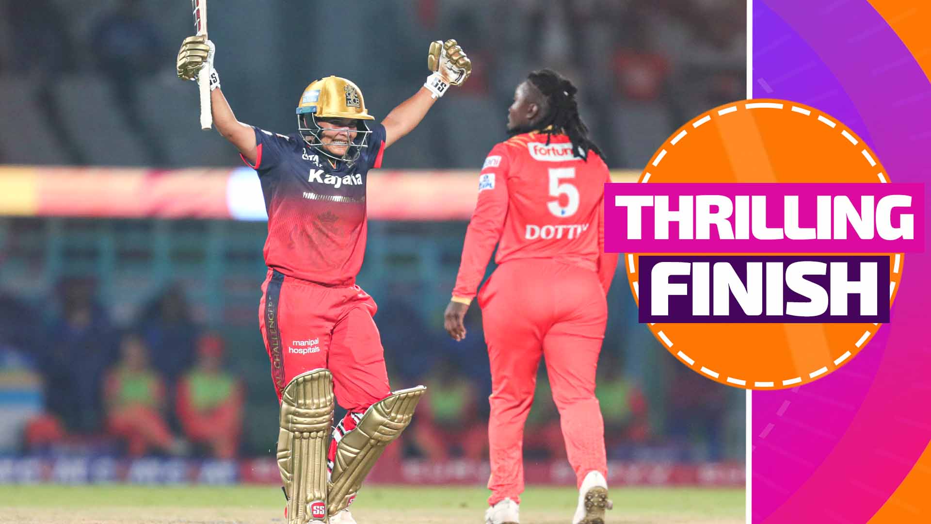63 Runs Off 21 Balls! RCB Stun GG