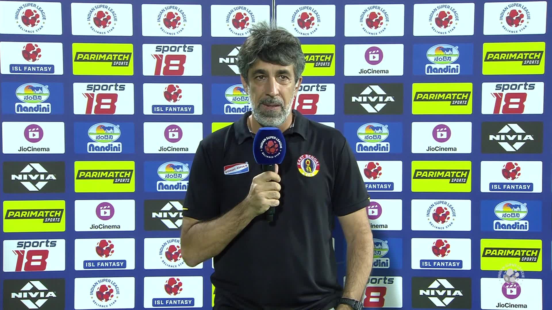 MCFC vs EBFC - Post-Match Interview - Oscar Bruzon