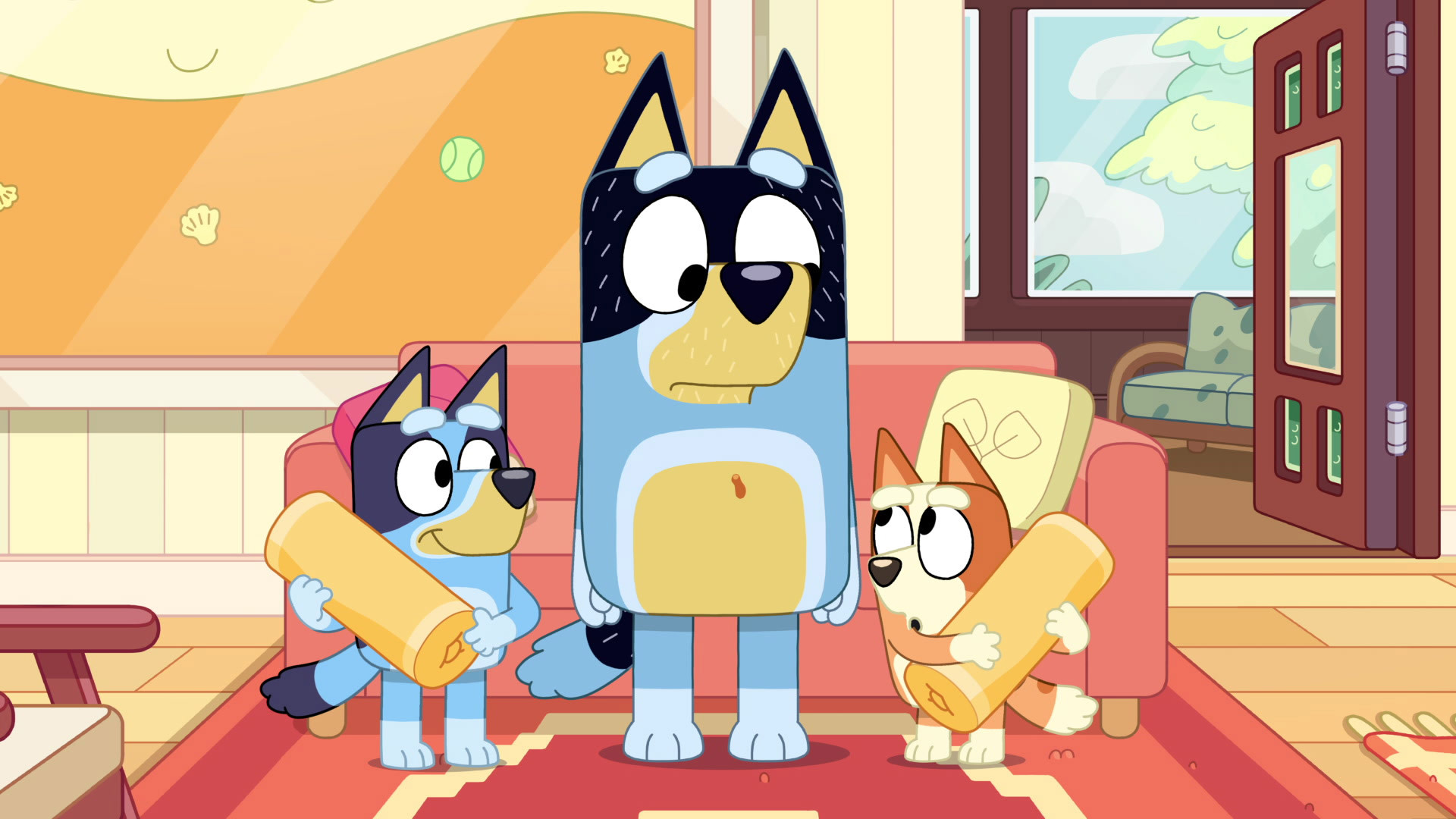 Watch bluey only on Watcho
