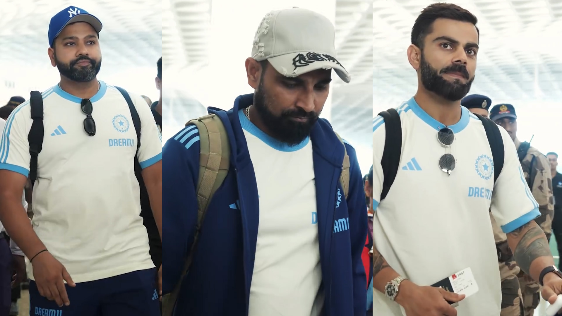 Team India Leave for Dubai for ICC CT