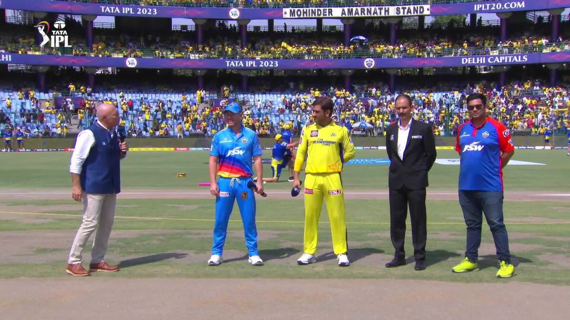 CSK Opt To Bat vs DC