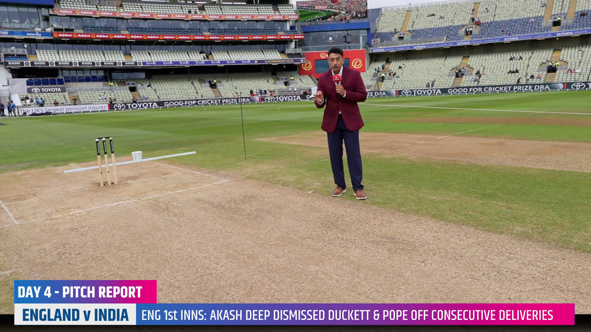 Pitch Report: ENG vs IND, 2nd Test, Day 4