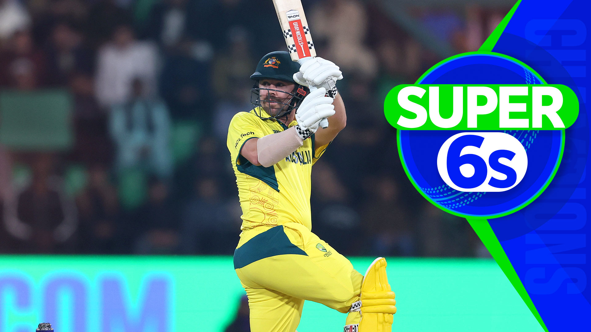 AFG vs AUS: AUS Smashing Sixes