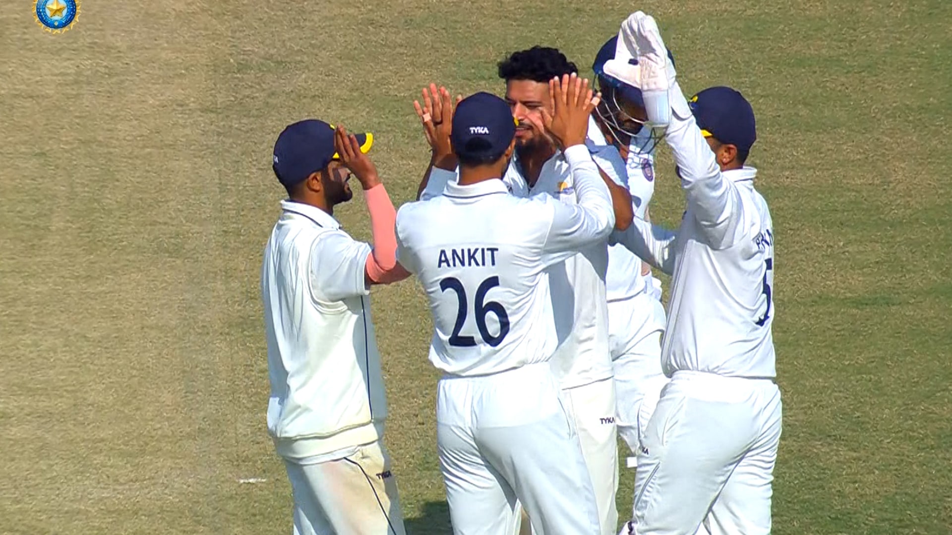 Hyderabad Fall of Wickets vs Himachal Pradesh, 2nd Inns