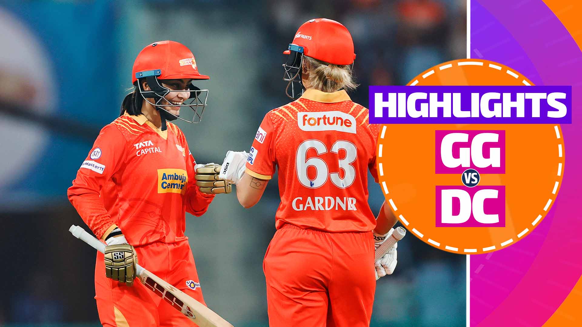 GG vs DC: Highlights Video | TATA WPL 2025 Match JioHotstar