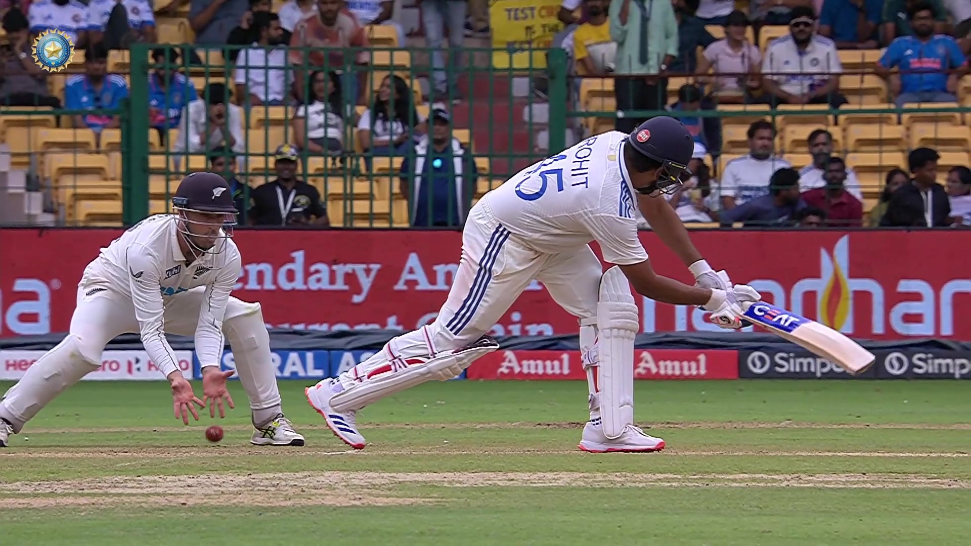 Young Drops Rohit Early On