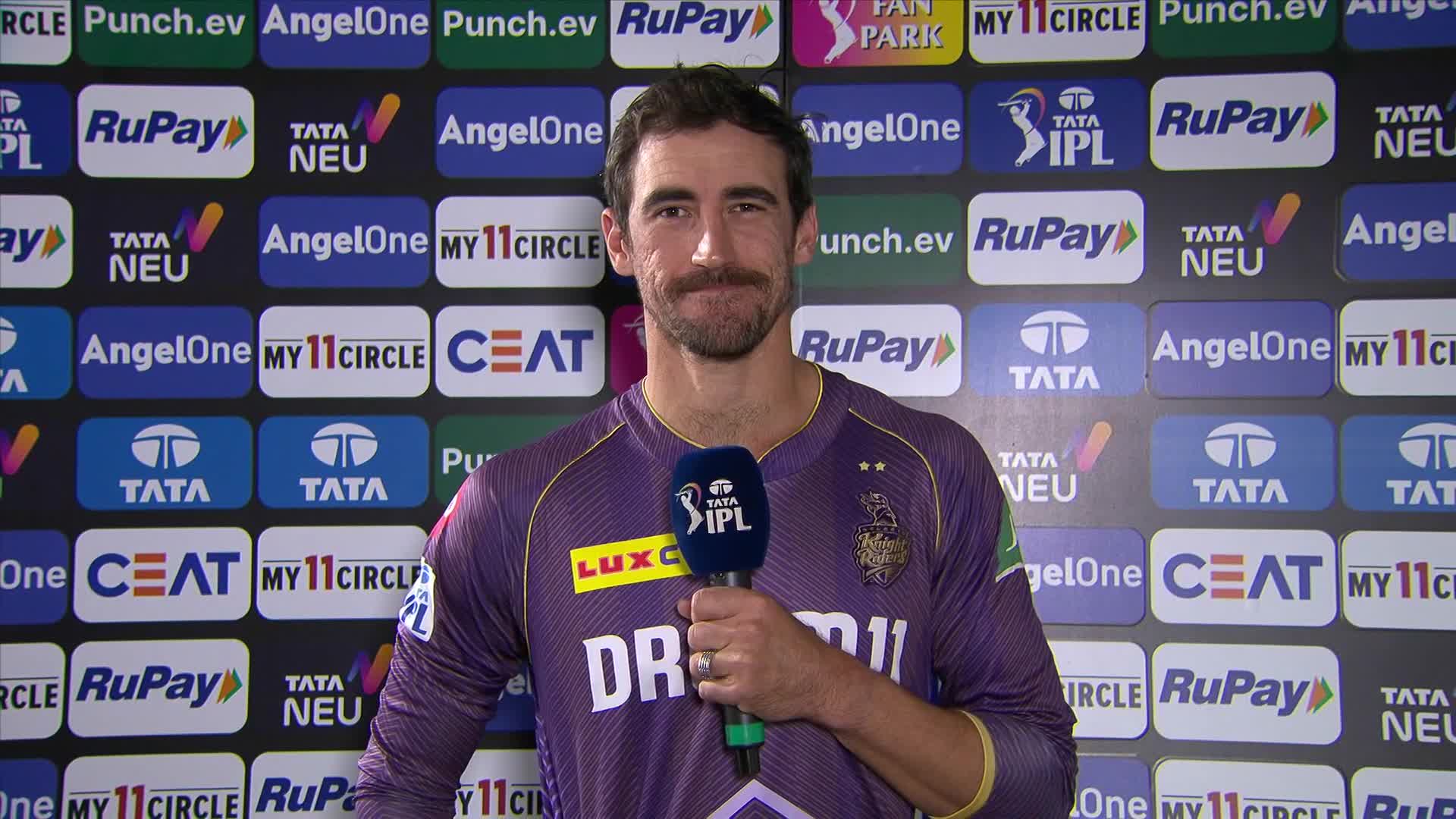 KKR vs MI - Pre-Match Interview - Mitchell Starc