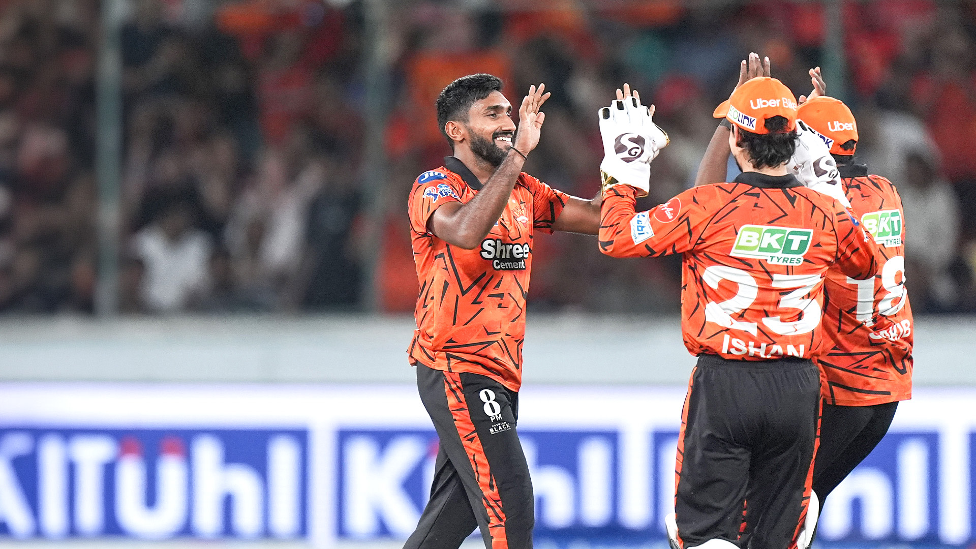 RCB Fall of Wickets vs SRH
