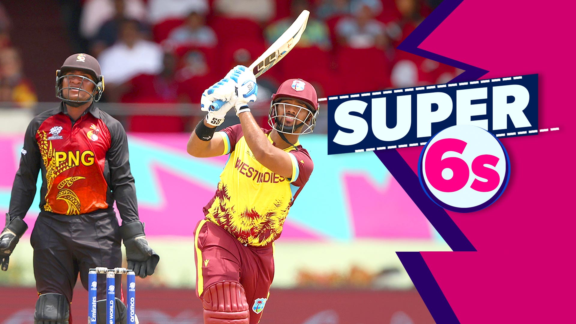 WI vs PNG: Smashing Sixes