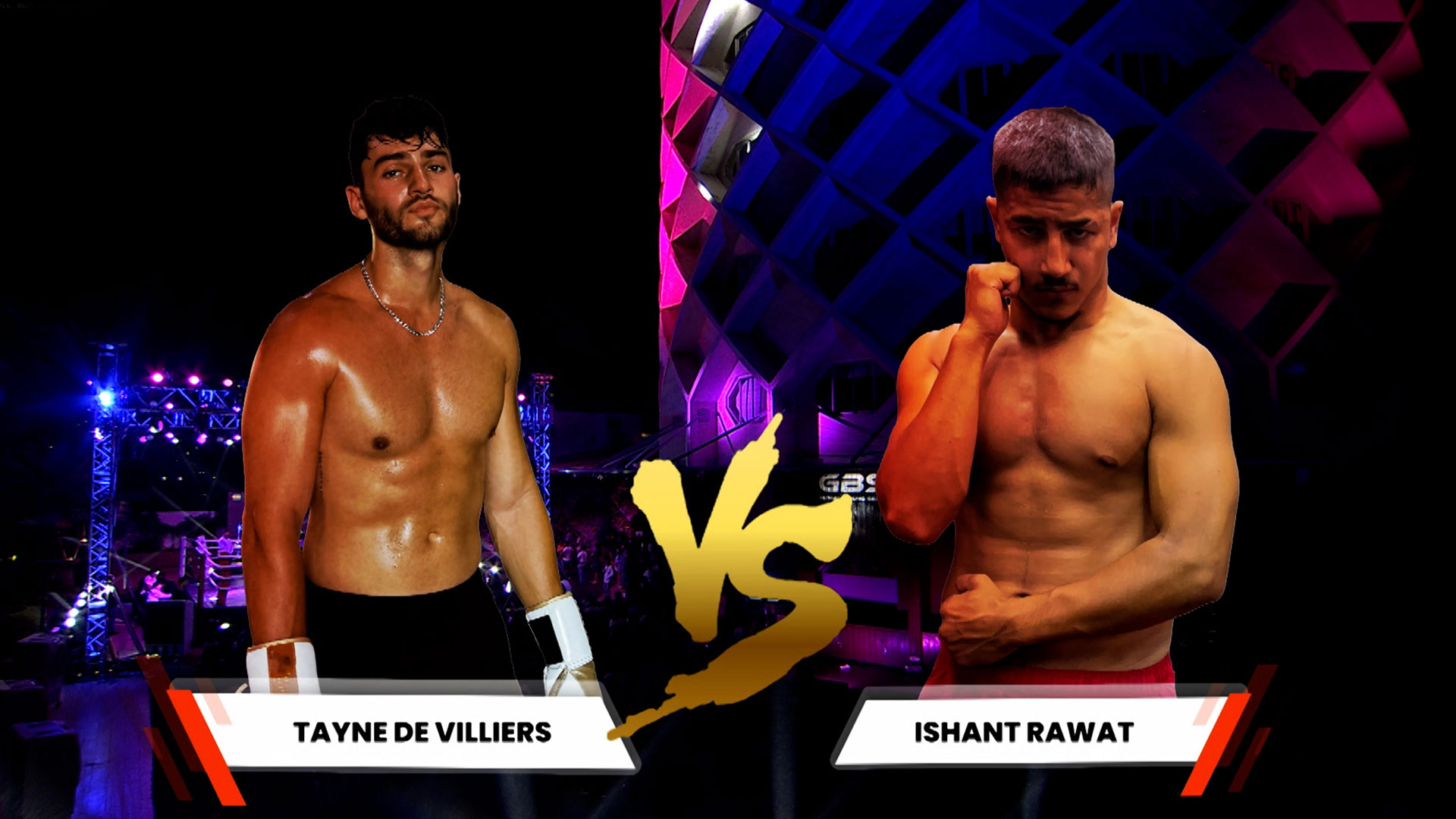 Highlights: De Villiers vs Rawat Video | Global Boxing Series 2024 ...