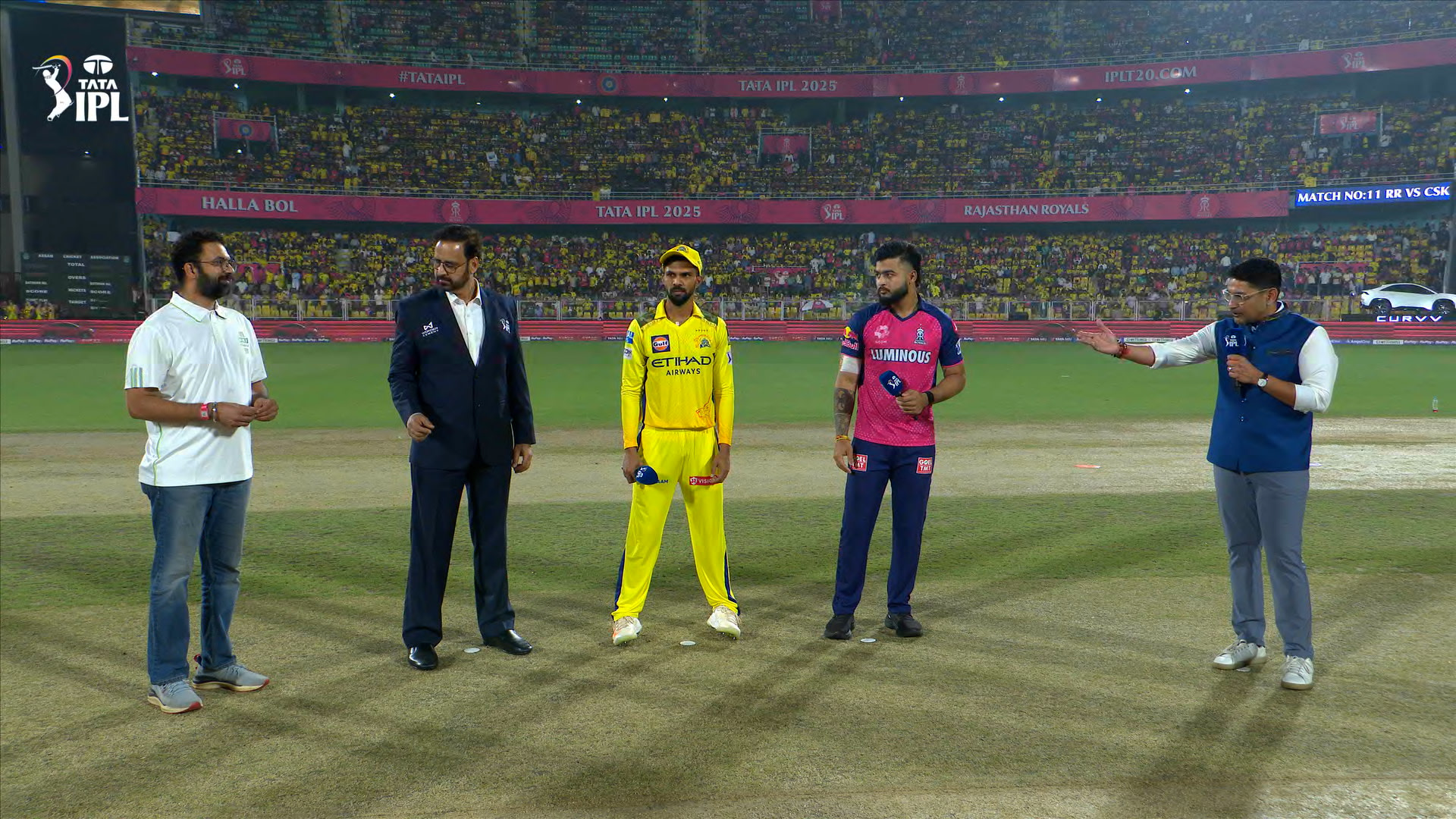 Toss! CSK Opt to Field vs RR