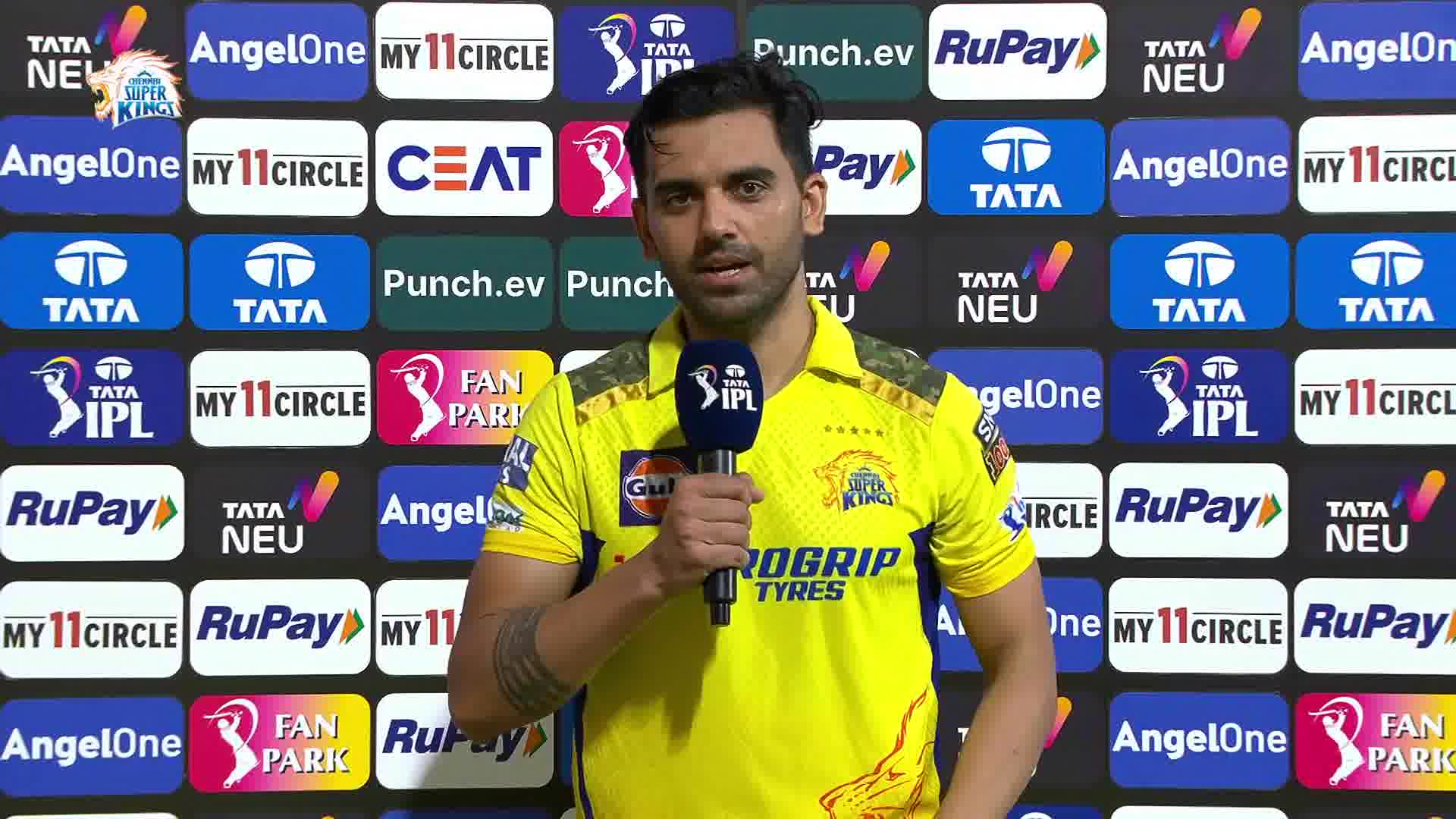 CSK vs GT - Post-Match Interview - Deepak Chahar