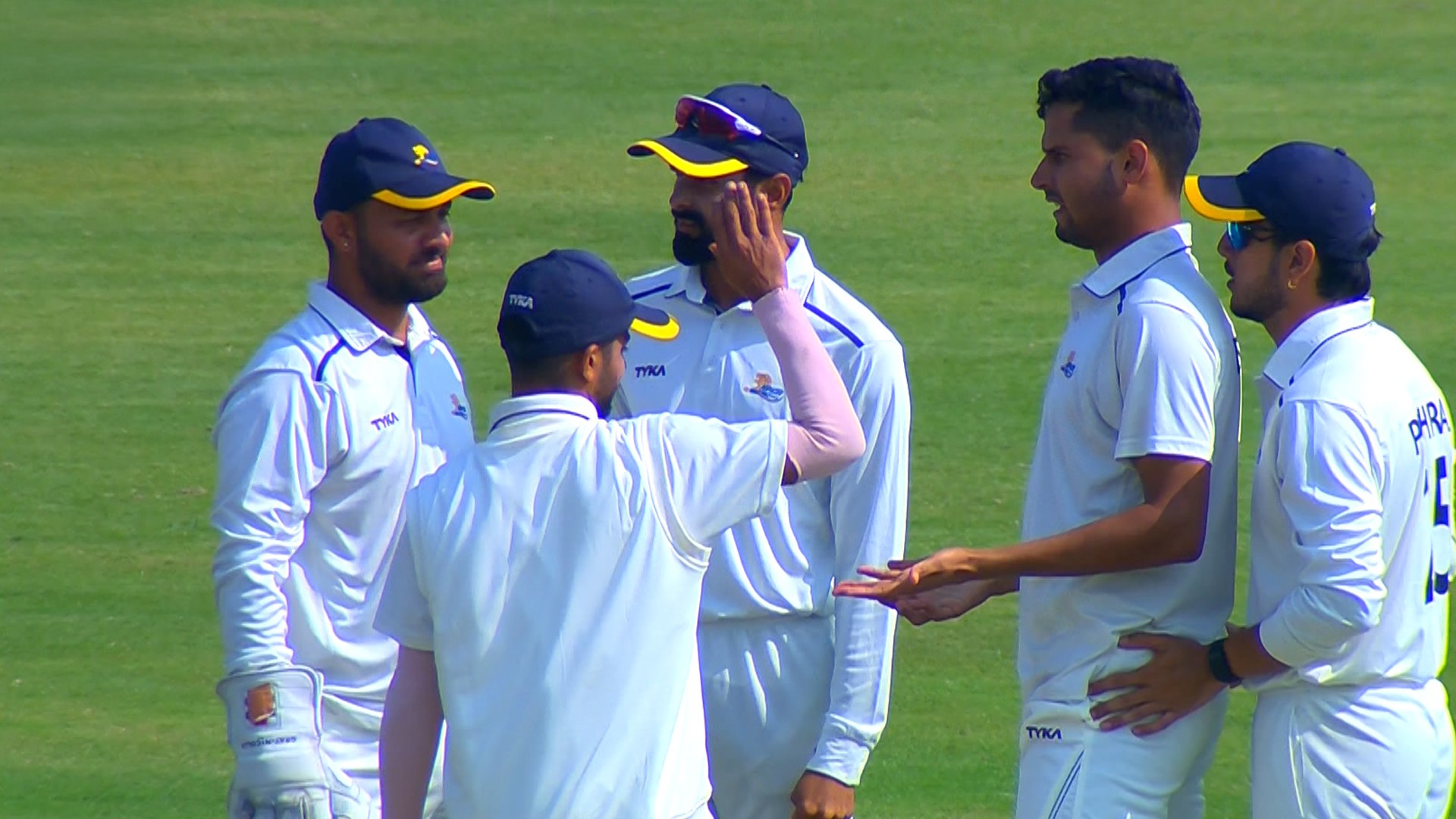 Hyderabad Fall of Wickets vs Himachal Pradesh, 1st Inns