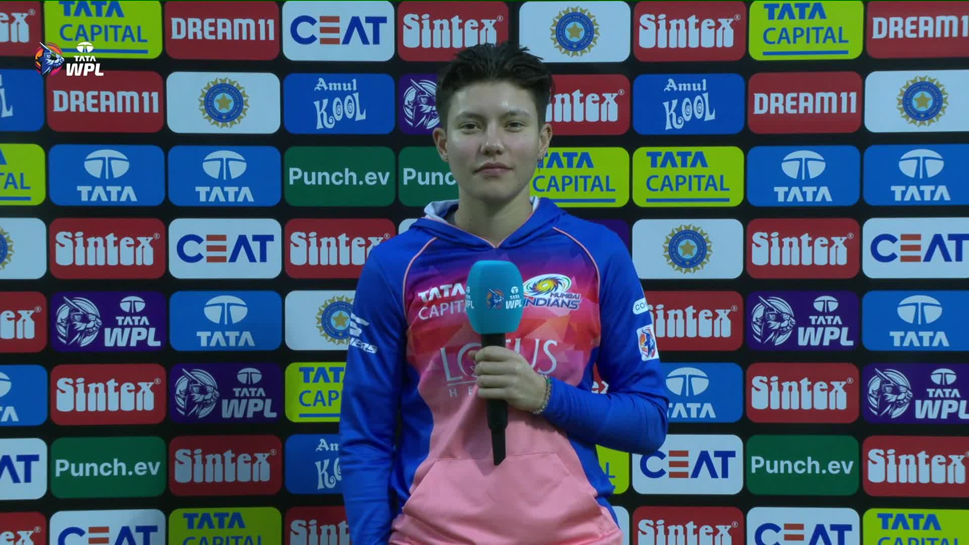 DC vs MI - Pre-Match Interview - Issy Wong