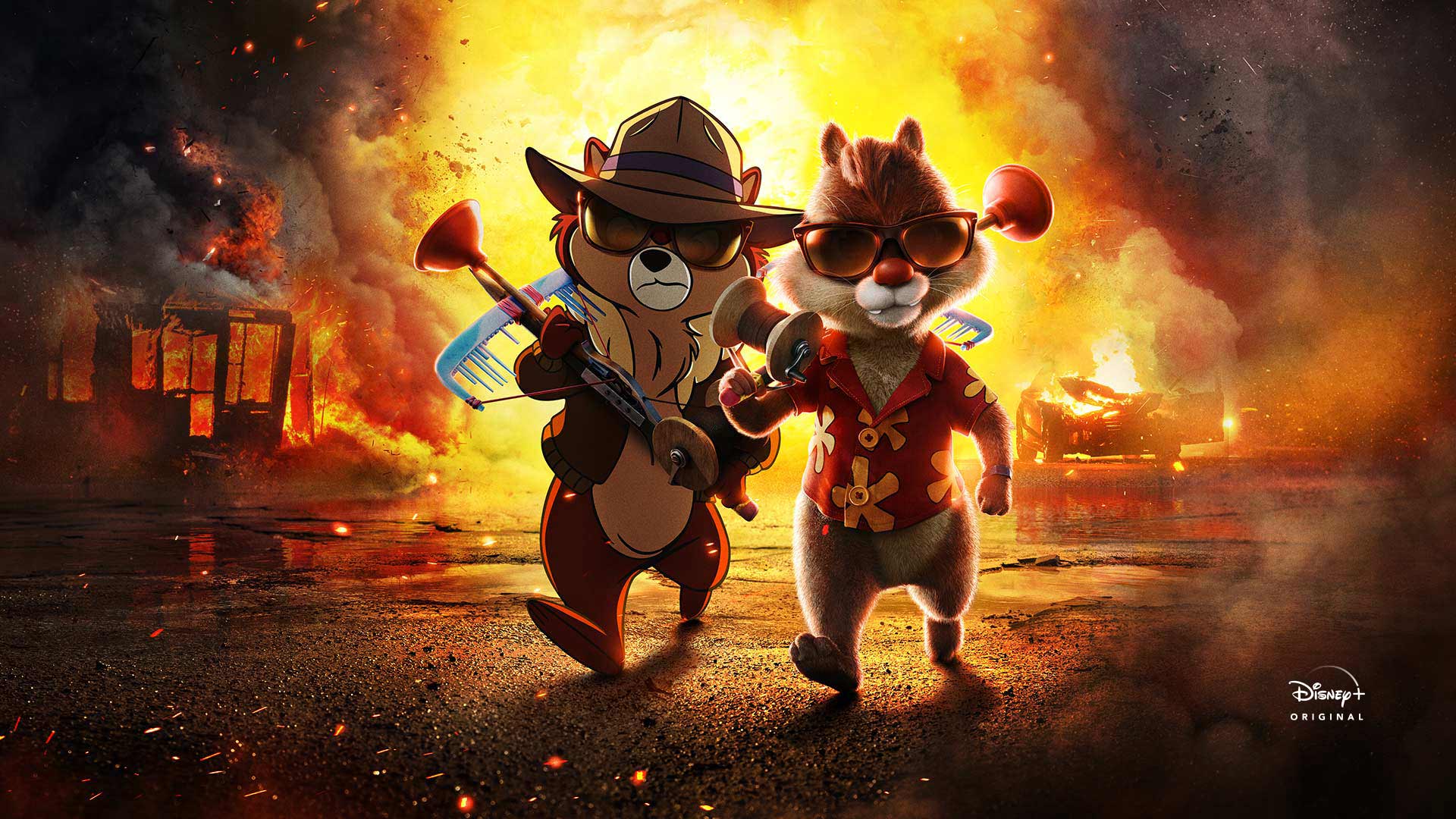 Nonton Chip 'n' Dale: Rescue Rangers Film di Disney+.