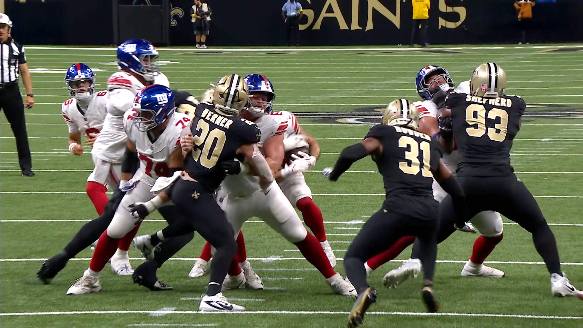 New Orleans Saints 26-14 New York Giants Video | NFL 2025/26 Match ...