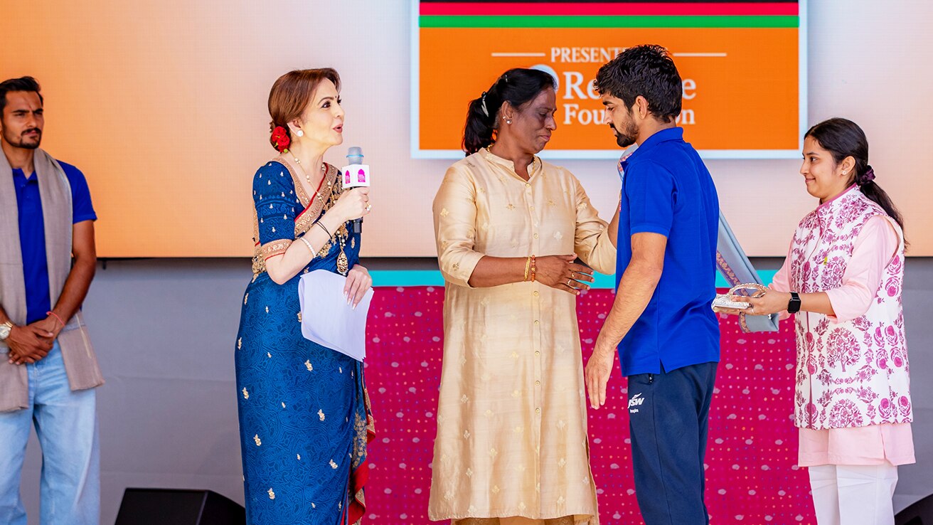 India House - Mrs Nita Ambani Celebrates Aman's Achievements