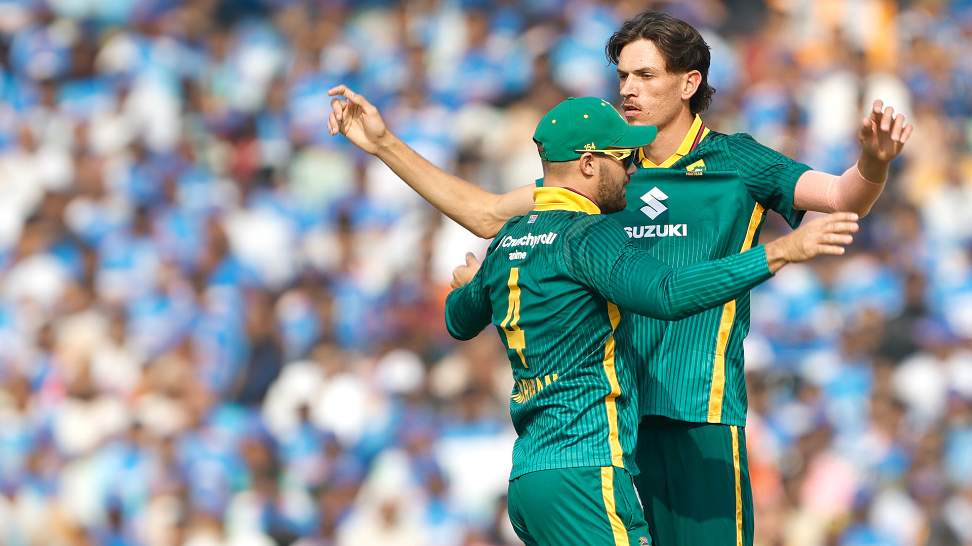 IND Fall of Wickets vs SA, 2nd ODI