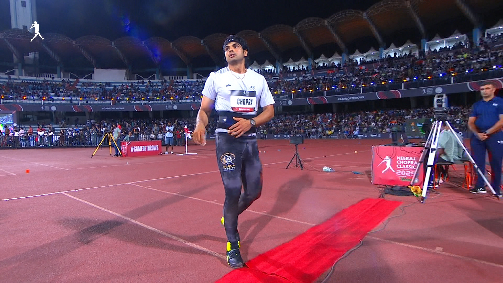 Foul on 1st Throw for Neeraj