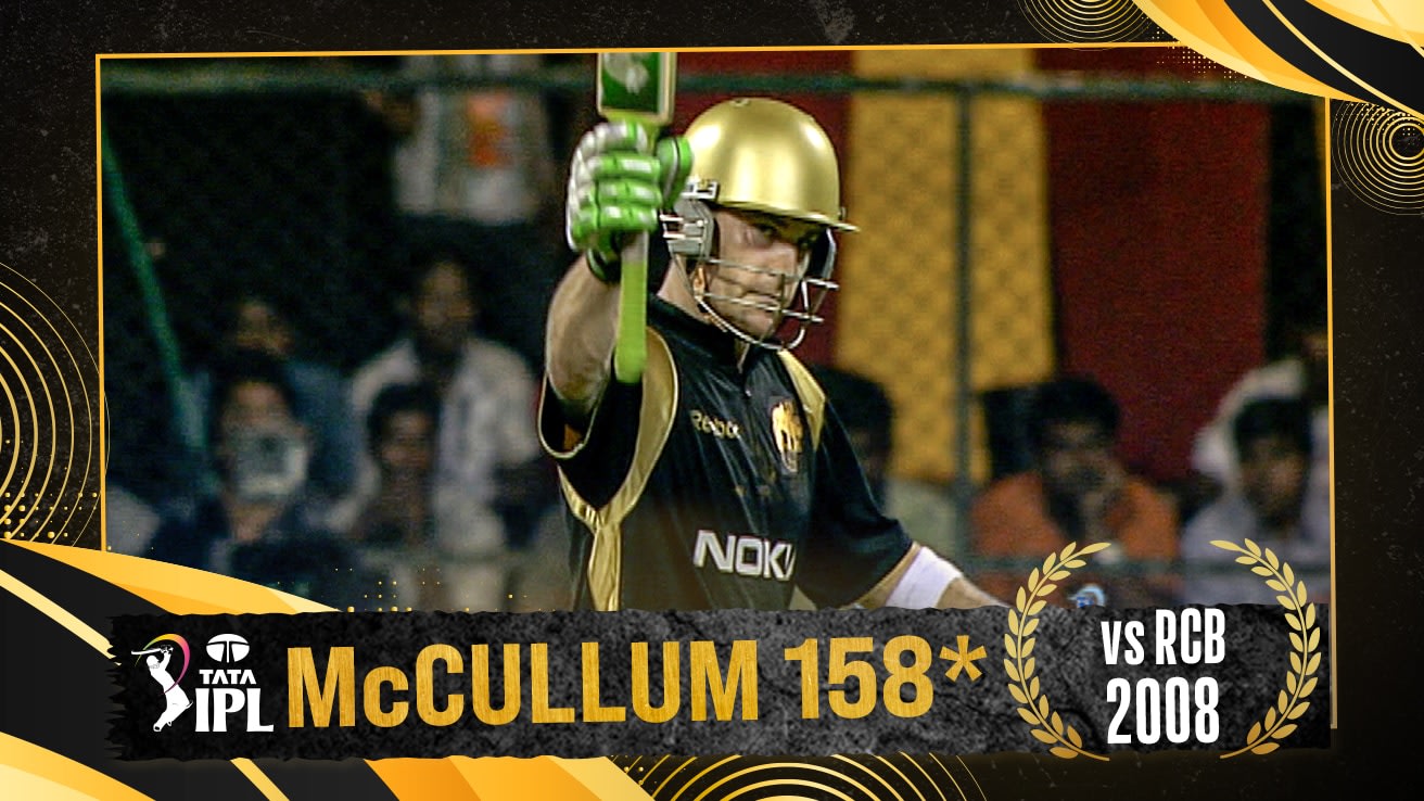 2008: McCullum's 158* on Opening Night