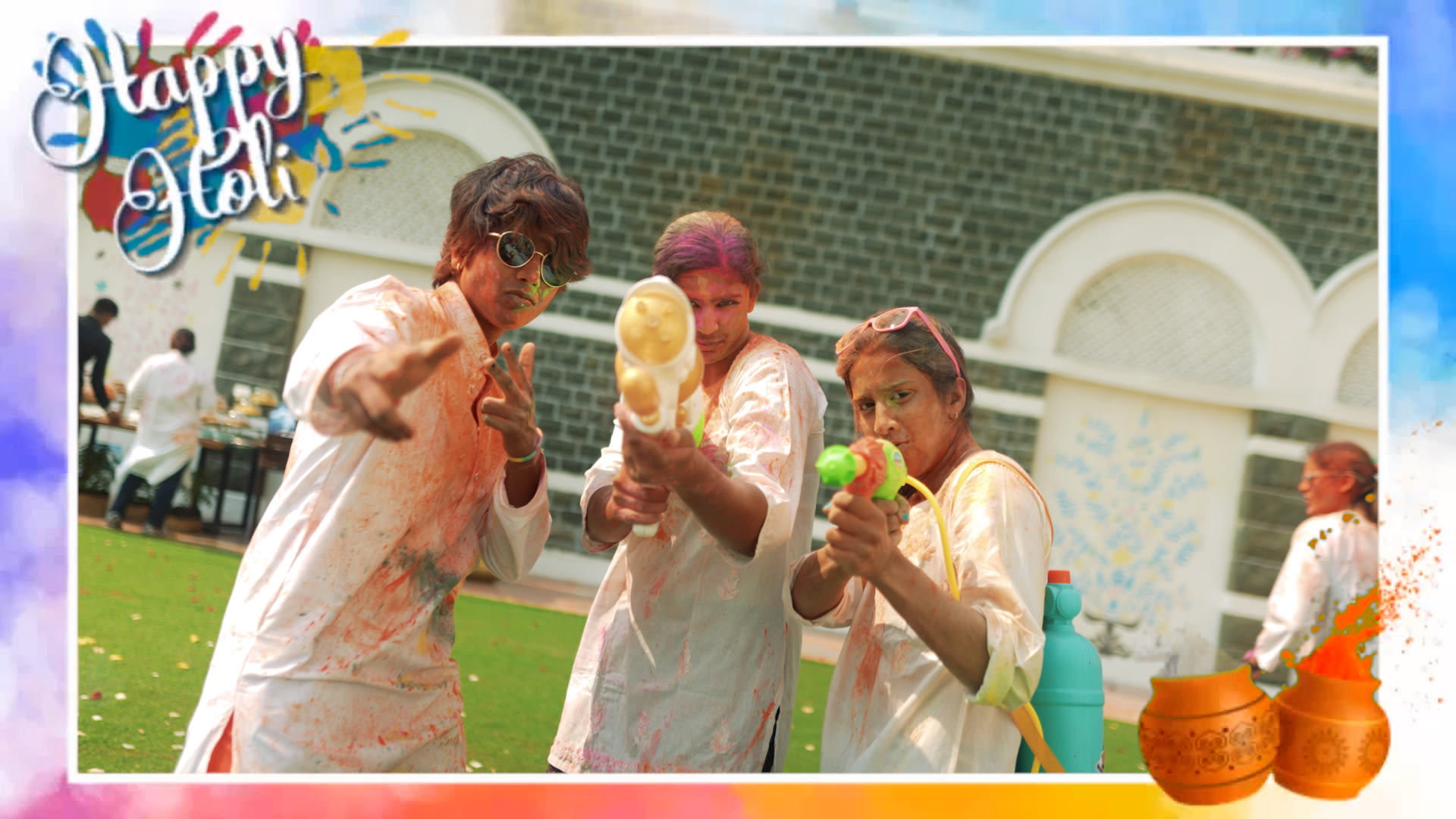 DC's Stars Spread Holi Cheer