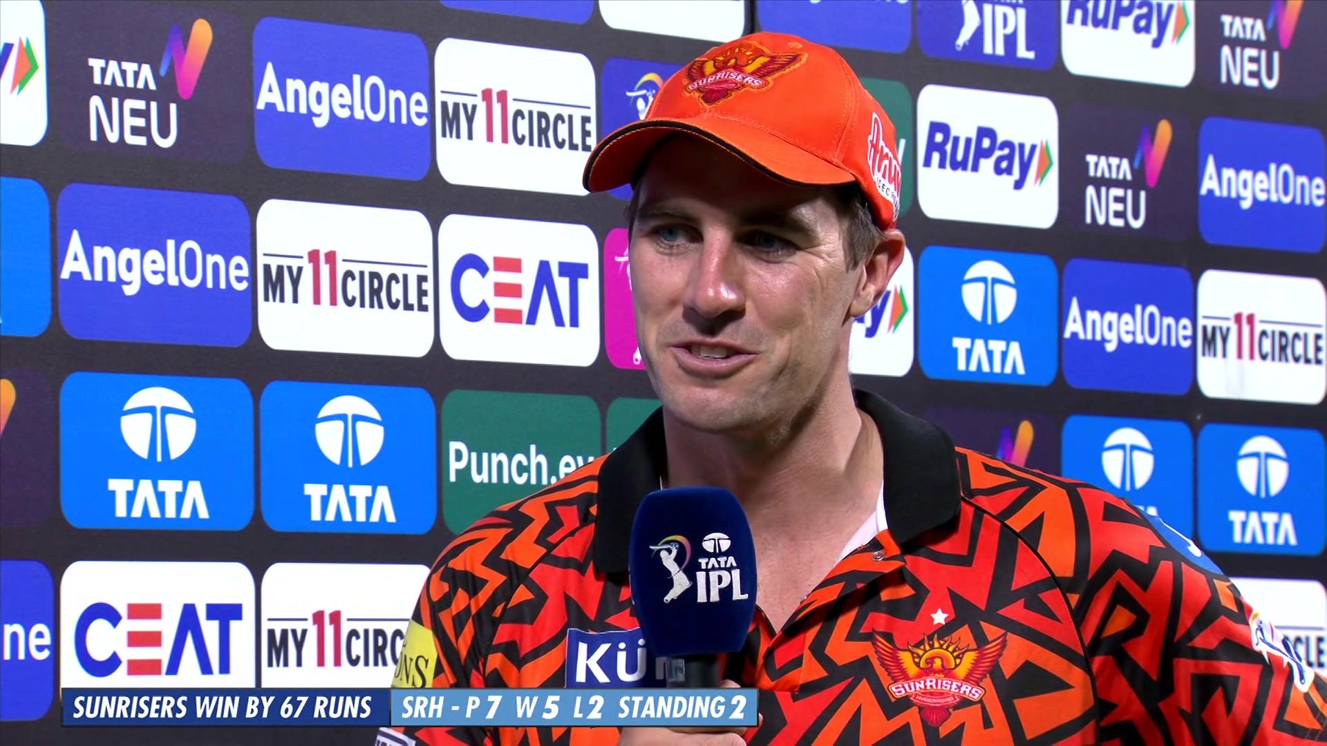 DC vs SRH - Post-Match Interview - Pat Cummins