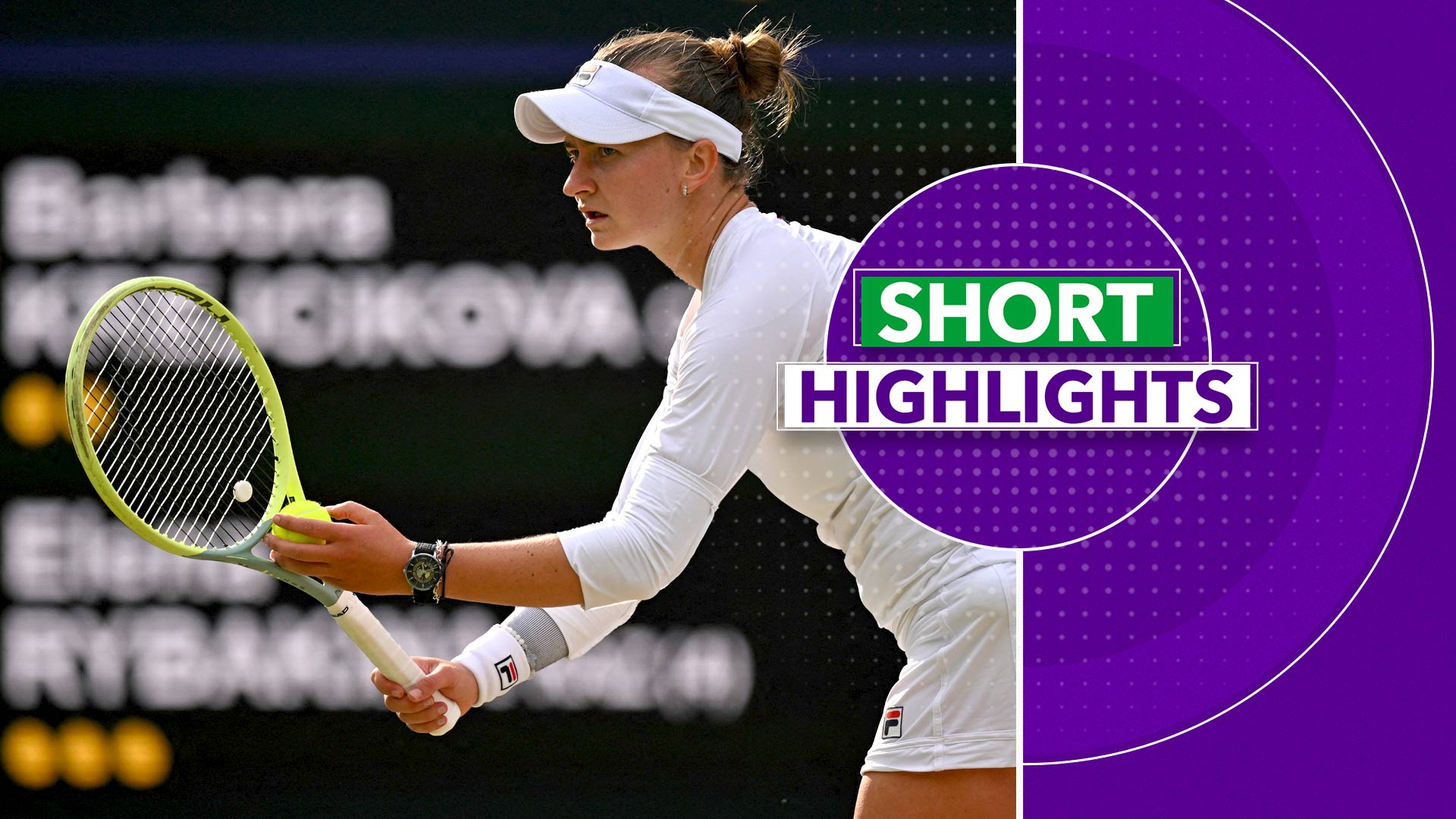 Semi-finals: Krejcikova vs Rybakina | Watch Tennis Match Highlights video