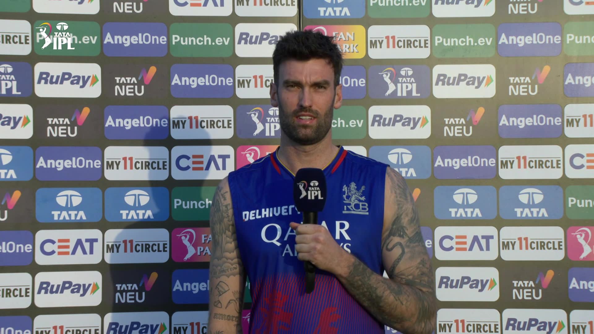 RR vs RCB - Pre-Match Interview - Reece Topley