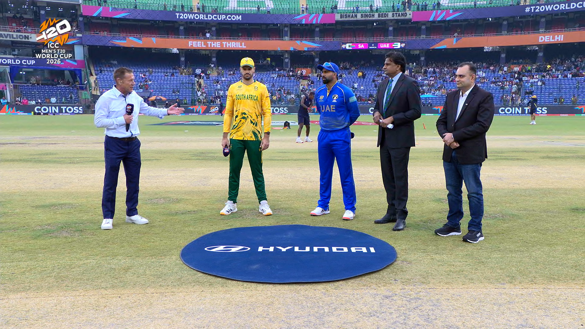Toss! SA Opt to Field