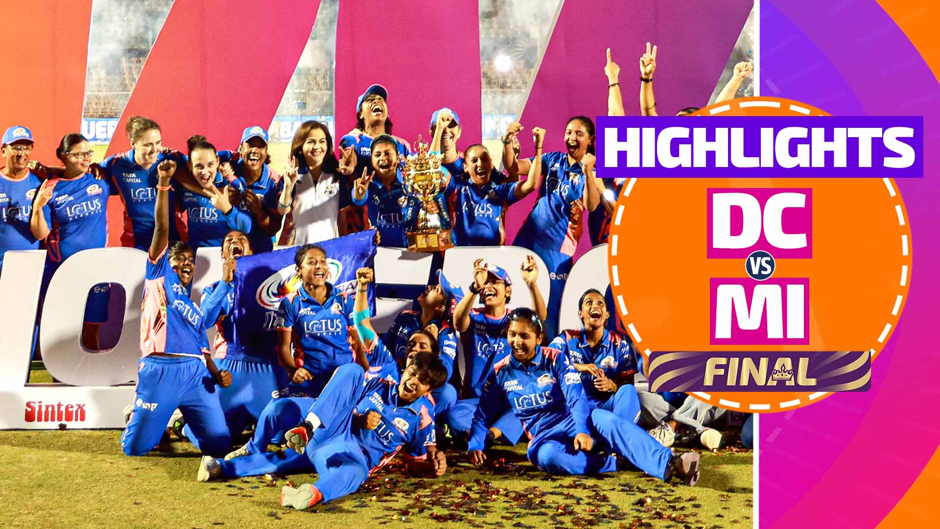 DC vs MI: Final Highlights Video | TATA WPL 2025 Match JioHotstar