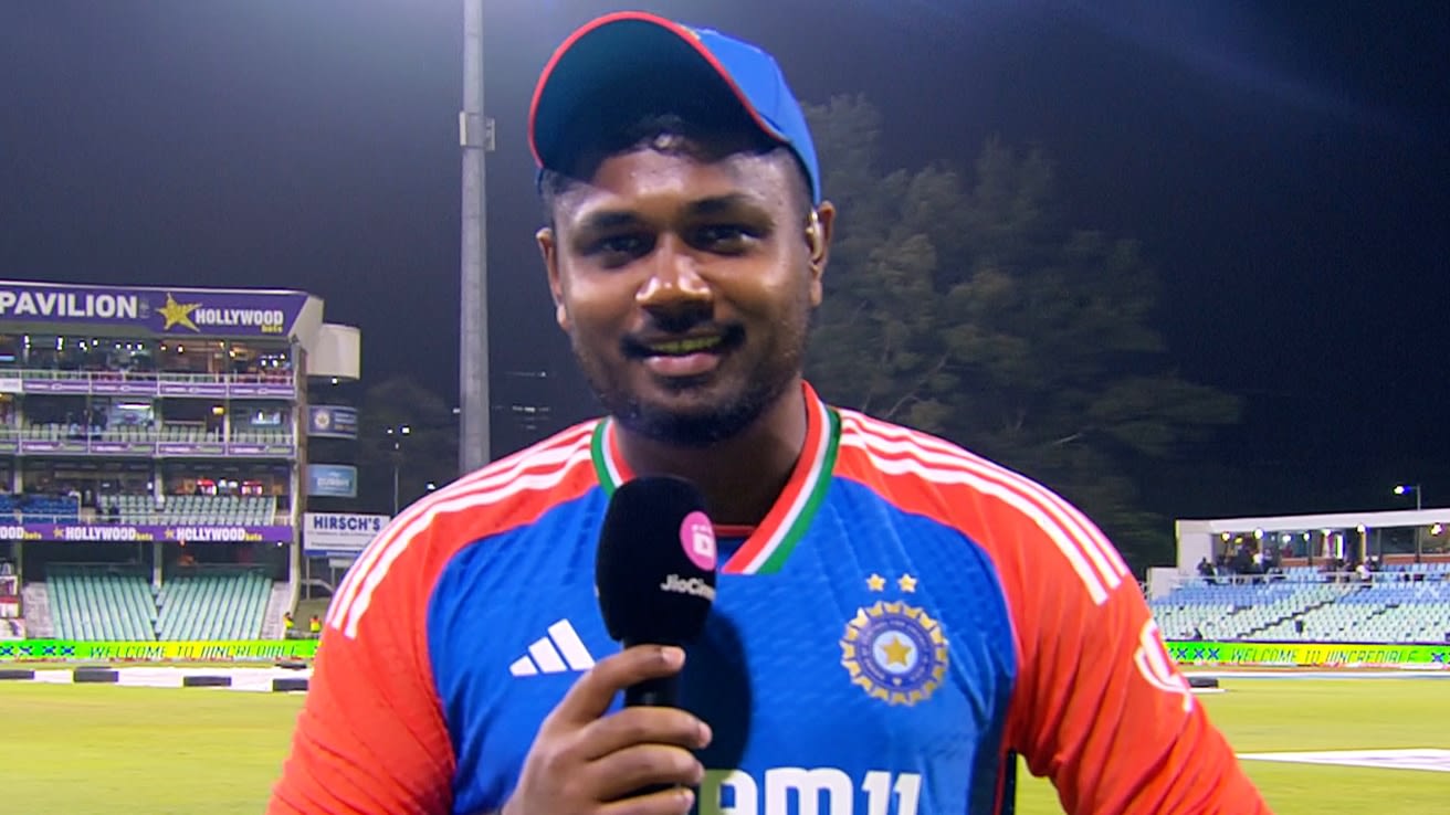 South Africa vs India - 1st T20I - Sanju Samson - Match Interview