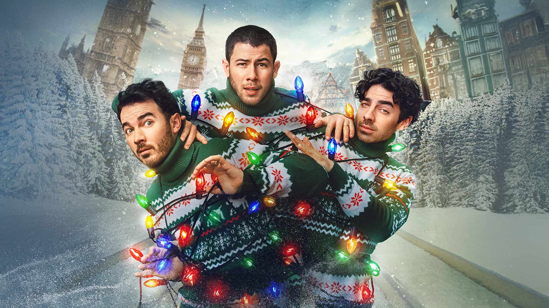 A Very Jonas Christmas Movie on Disney+ Jordan | English Music Fantasy ...