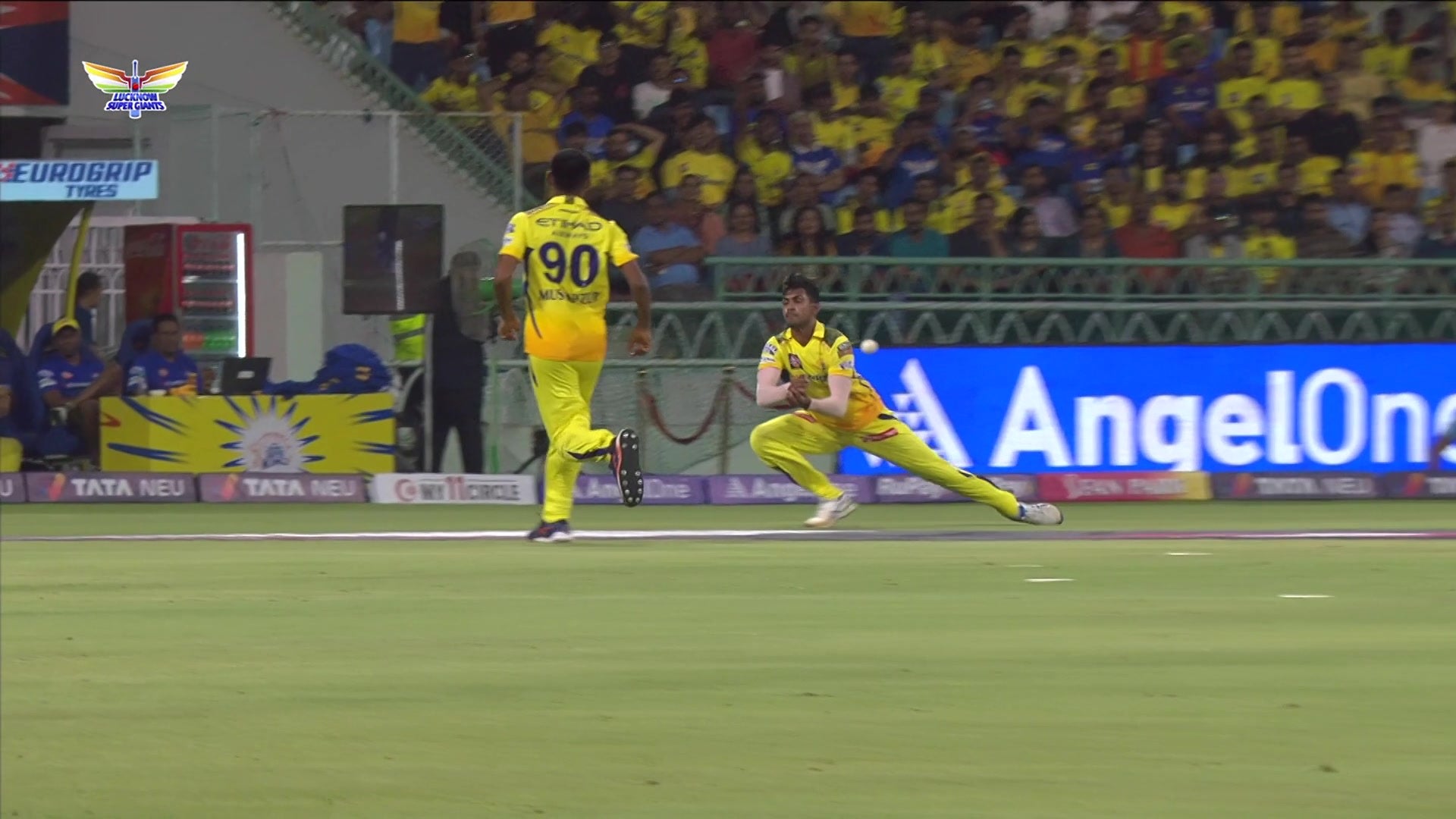 Pathirana Puts Down A Simple Catch