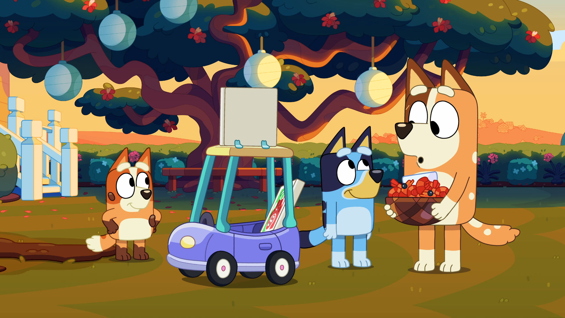 Watch bluey only on Watcho