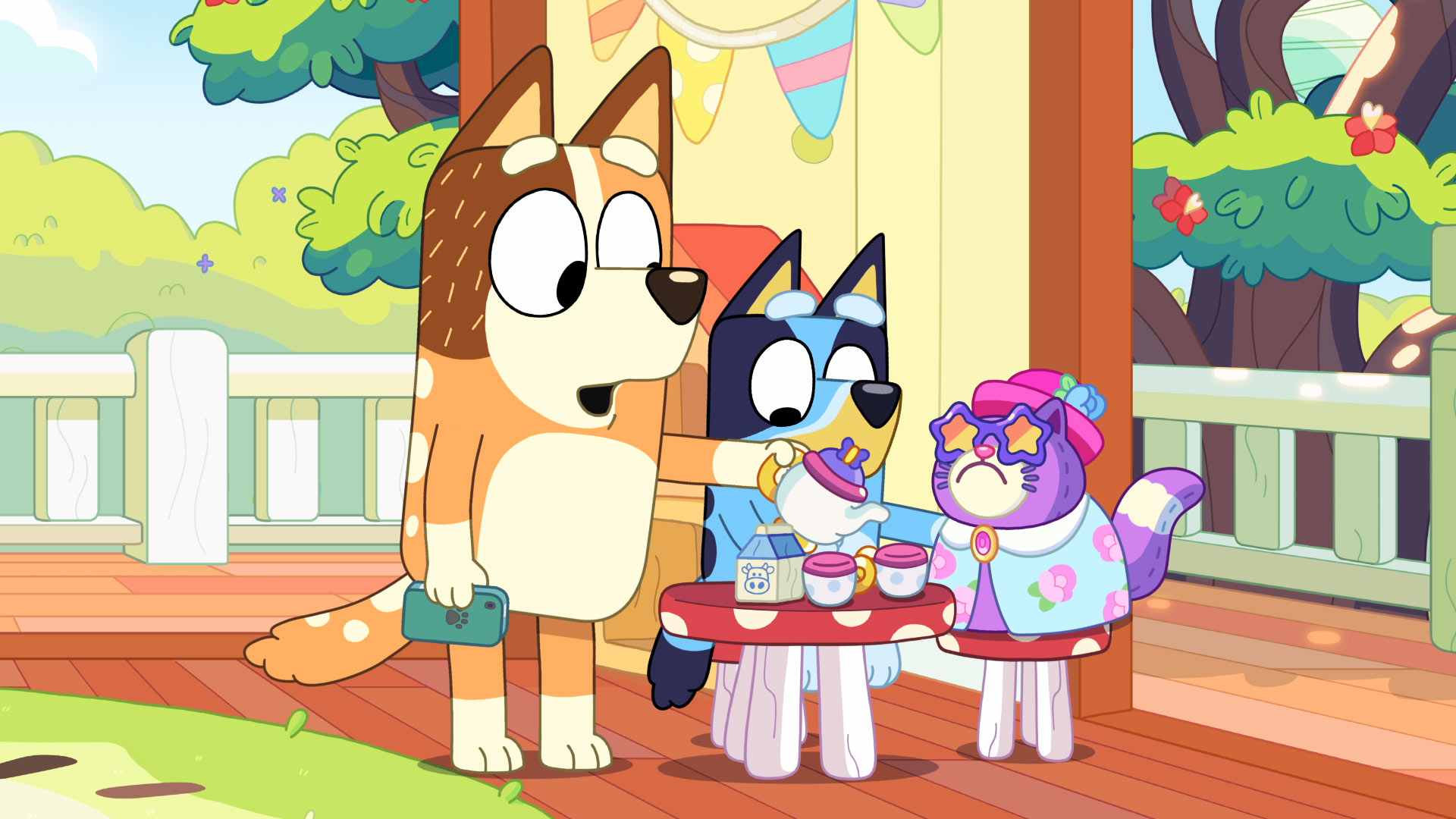 Watch bluey only on Watcho