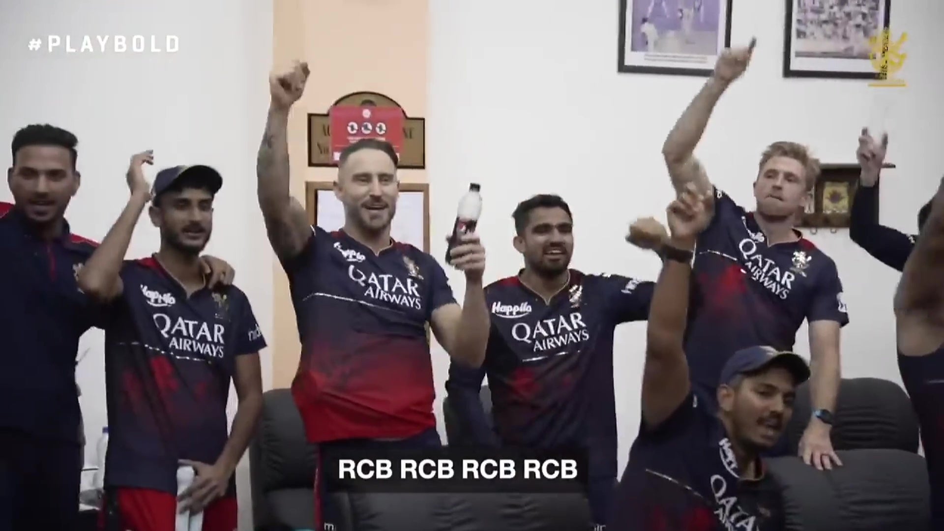 RCB's Dressing Room Celebration