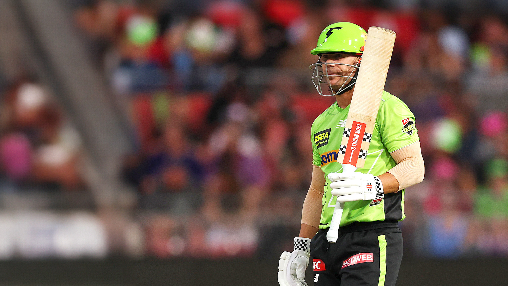 Warner's 82 vs Brisbane Heat