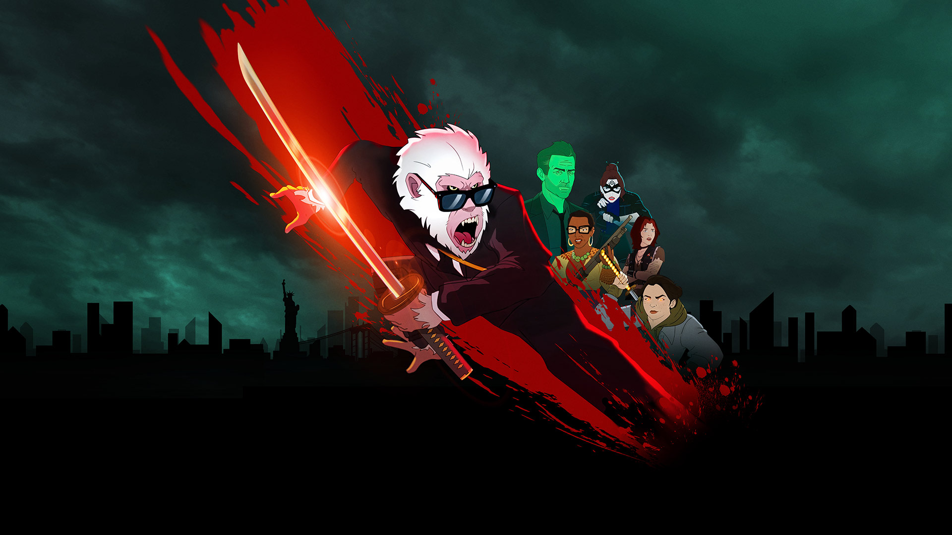 Marvel's Hit-Monkey Action Crime Series, now streaming on Disney+