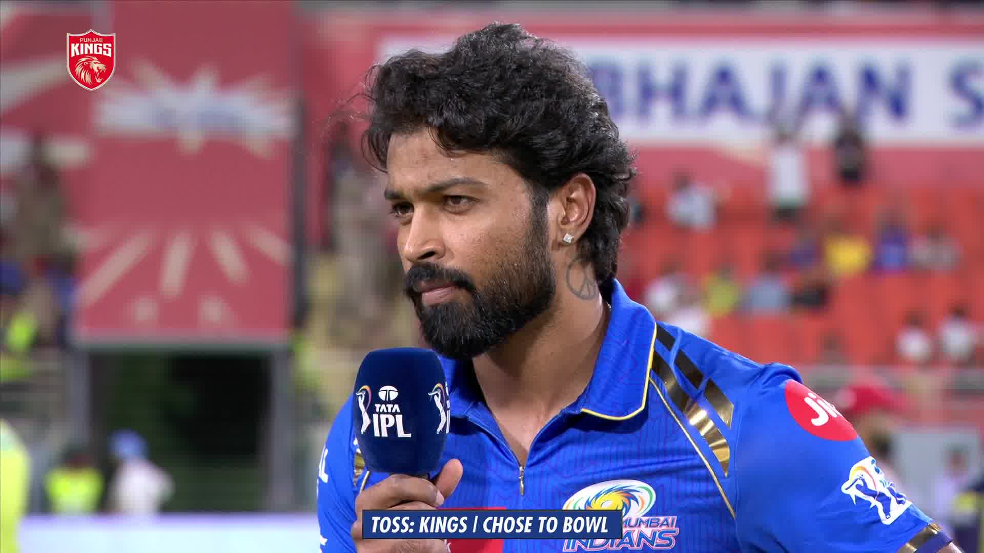 PBKS vs MI - Toss Interview - Hardik Pandya