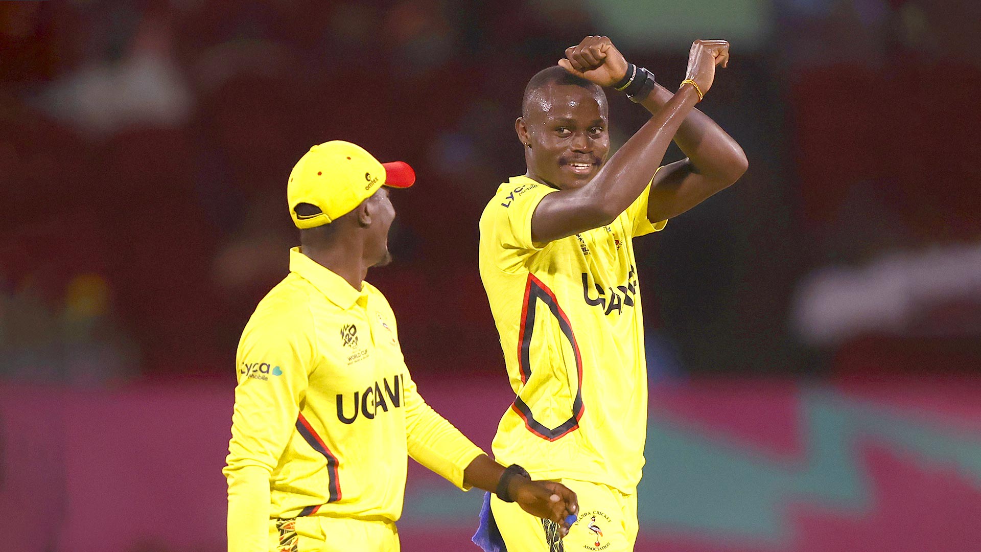 Shaky UGA Bag First-ever T20 WC Win Video | ICC Men's T20 World Cup ...