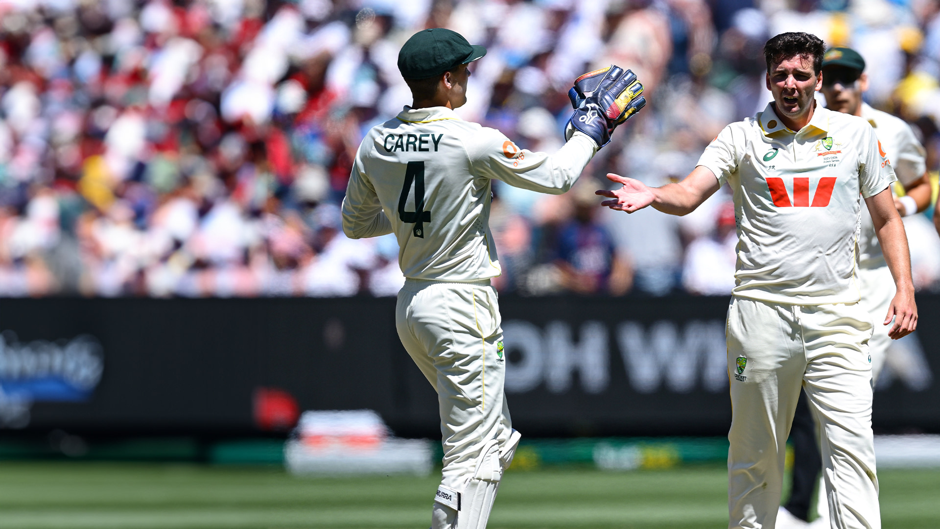 ENG Fall of Wickets vs AUS: 4th Test, 2nd Inns