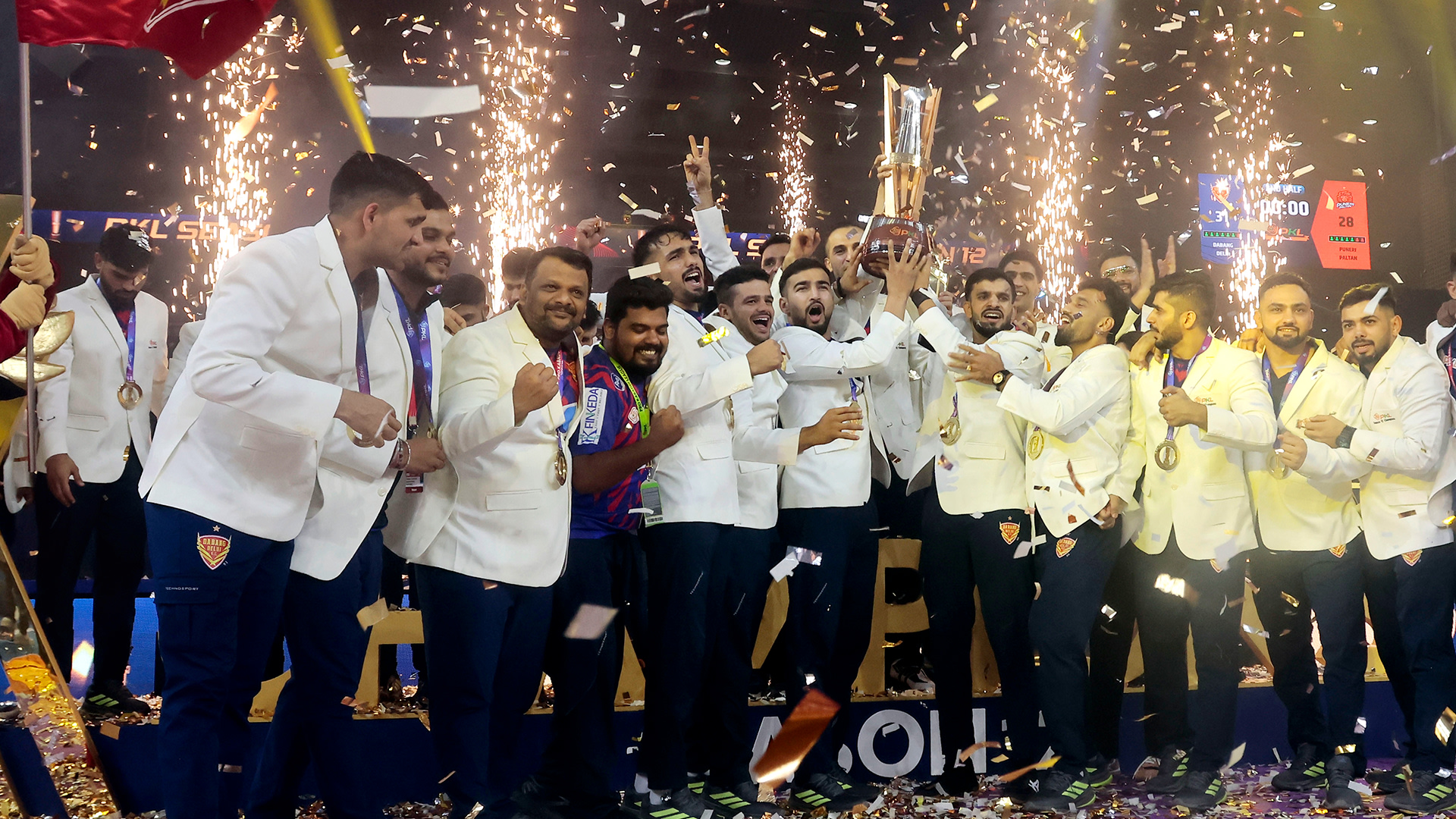Final: Dabang Delhi K.C. 31-28 Puneri Paltan Video | Pro Kabaddi League ...
